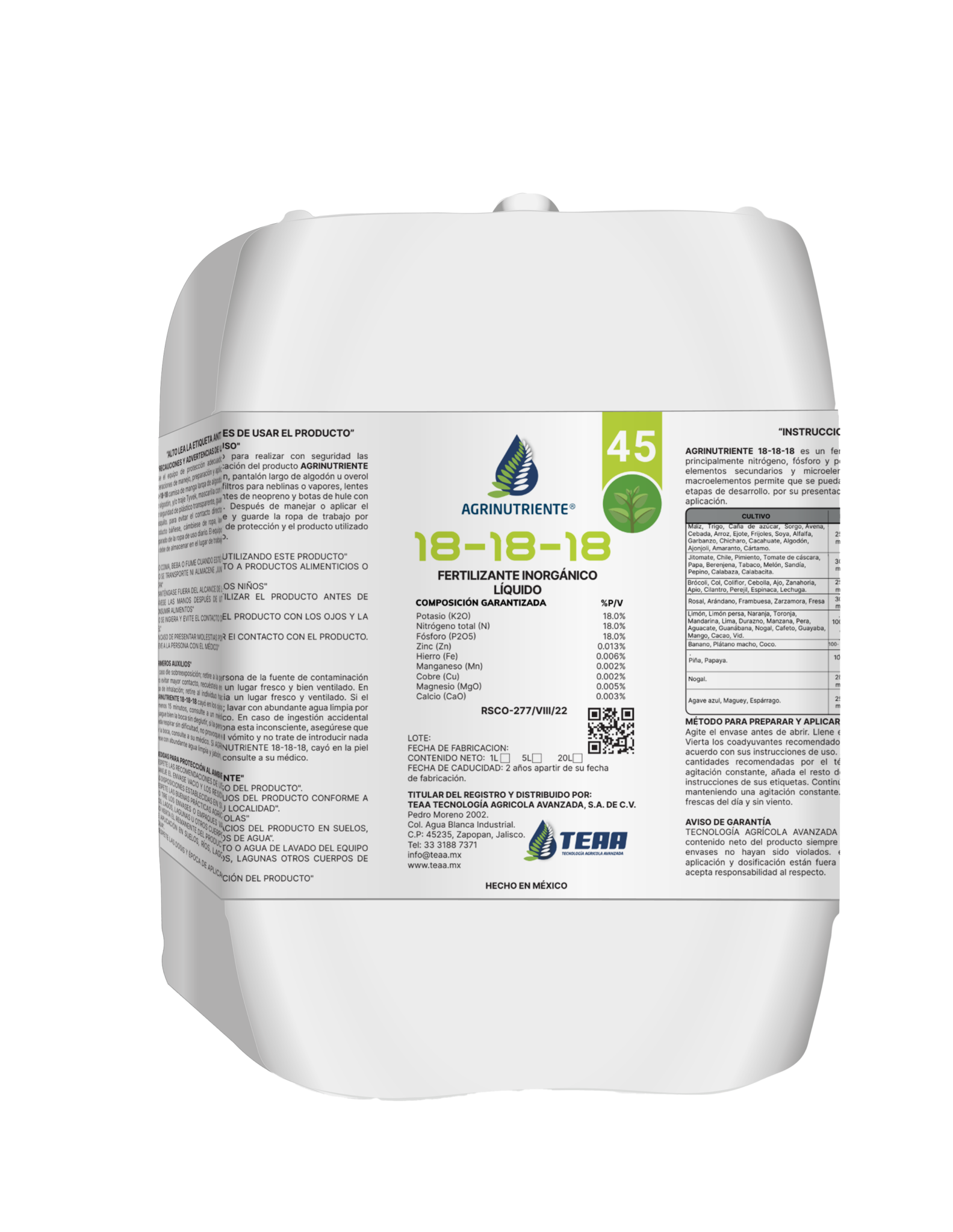 18-18-18 - TEAA Tecnología Agrícola Avanzada